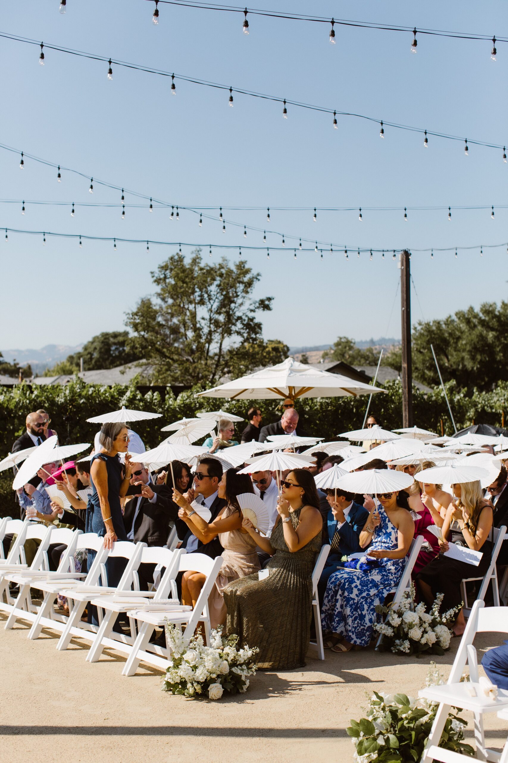 An Effortless Elegant Summer Wedding In St Helena at Tre Posti - Carly ...