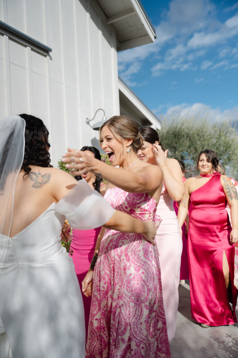 A Colorful & Joyful Wedding at The Barn at Harrow Cellars - Carly Saber ...